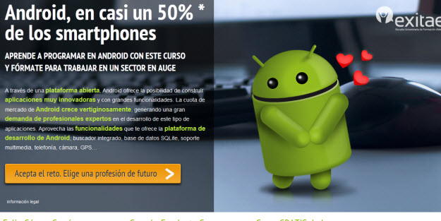 Curso de programador de Android: elige un trabajo con muchas salidas